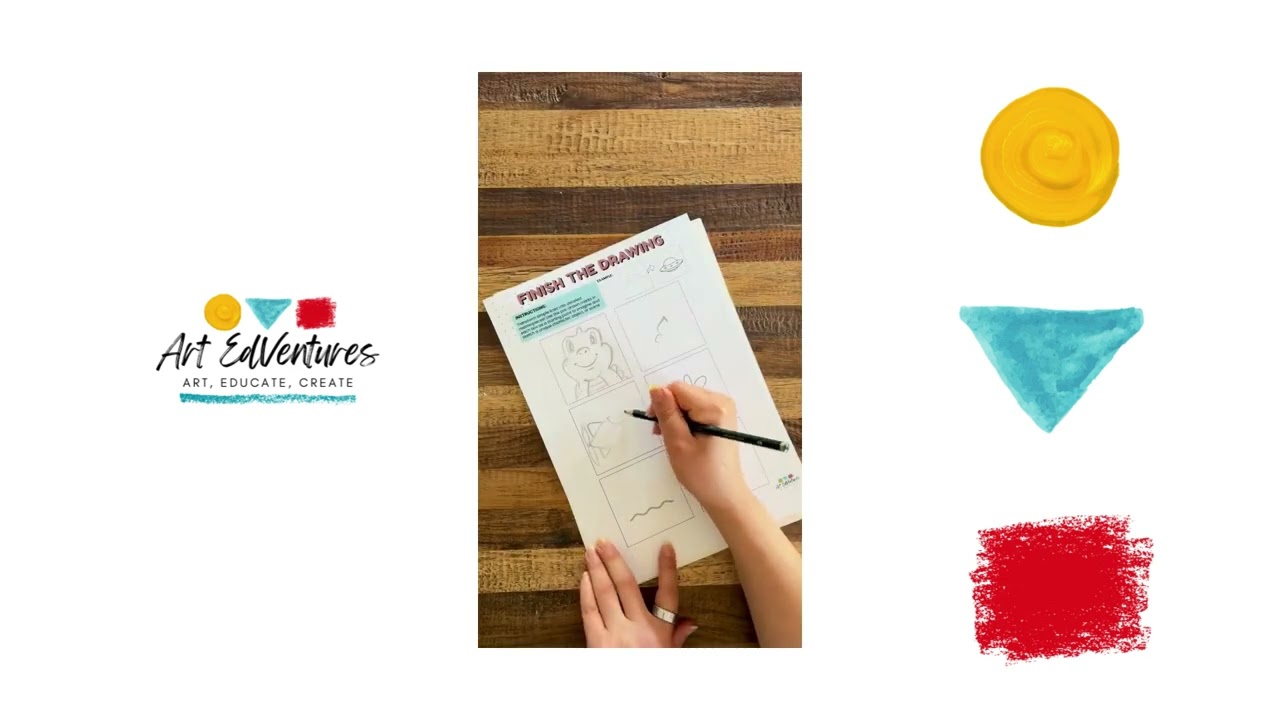 Finish the Drawing Challenge  Creative Drawing Prompts for Kids & Classrooms