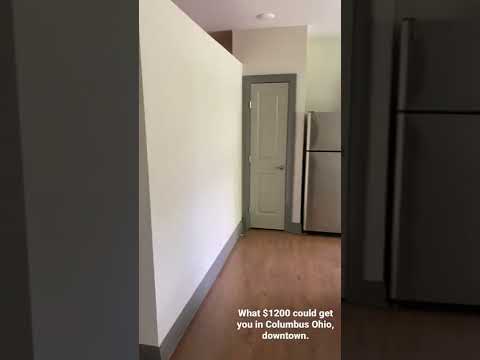 Apartment tour in Downtown Columbus Ohio.