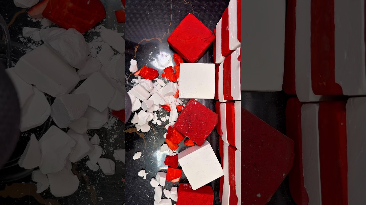 Fresh Chalk ASMR Crushing #shorts #relax #satisfying