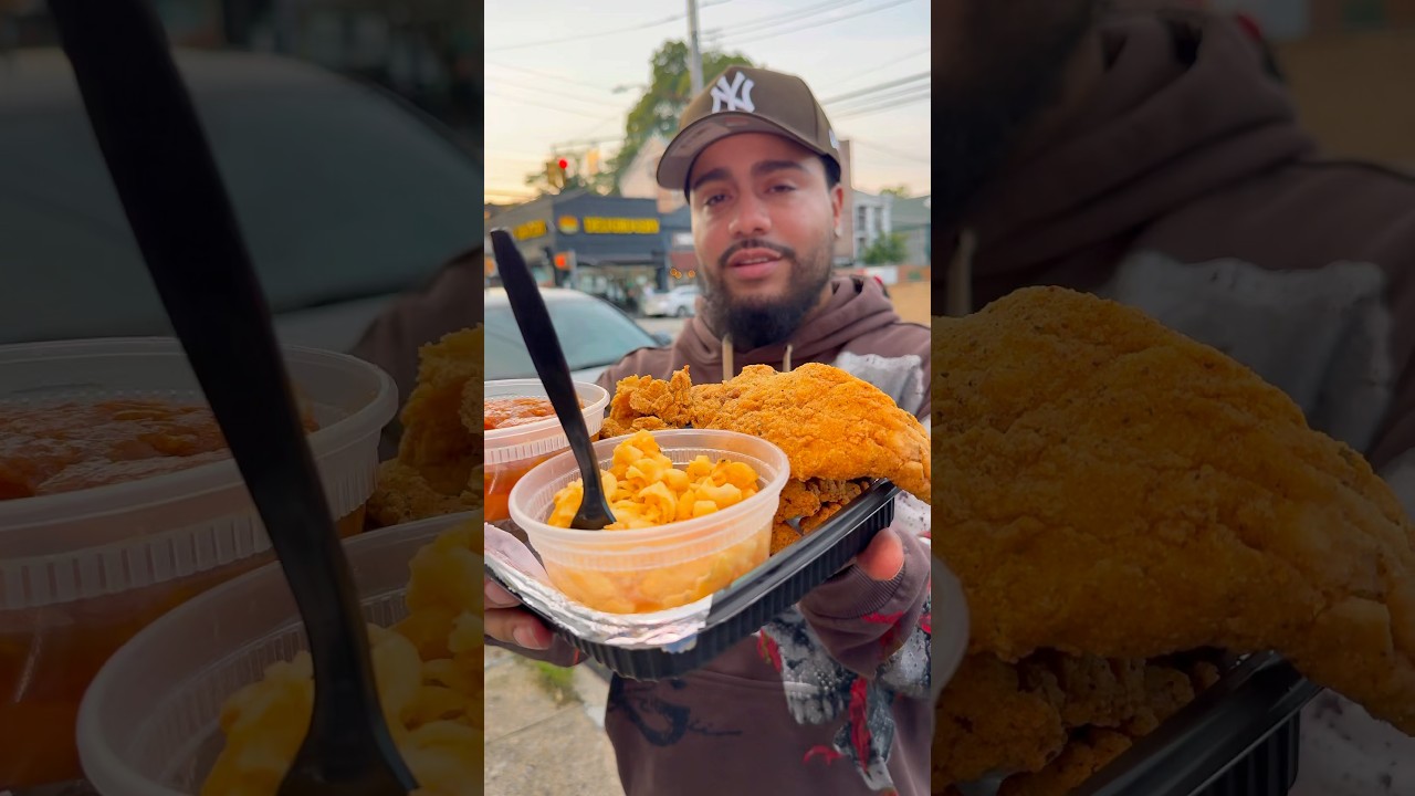 She Turned Her Living Room into A Restaurant ! Soul Food In Staten Island Ny #food #fyp #nyc