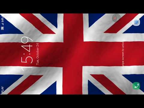 3D UK Flag Live Wallpaper