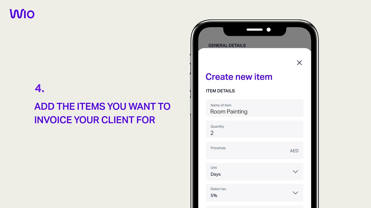 How to Create an Invoice | Wio Business