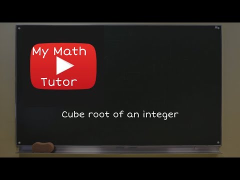ALEKS | Cube root of an integer