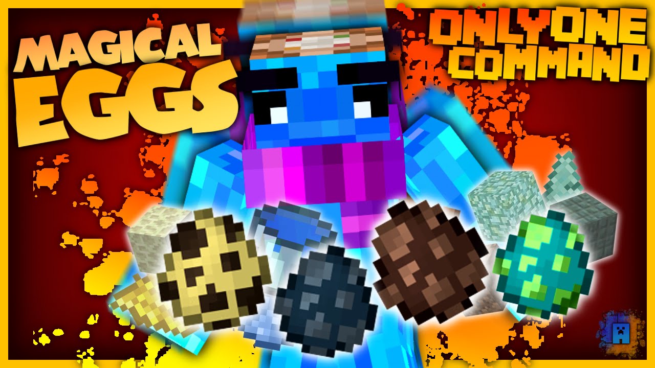 Minecraft: Magical Eggs in only one command! (1.8)