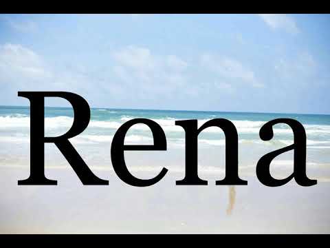 How To Pronounce Rena๐๐๐๐๐๐Pronunciation Of Rena