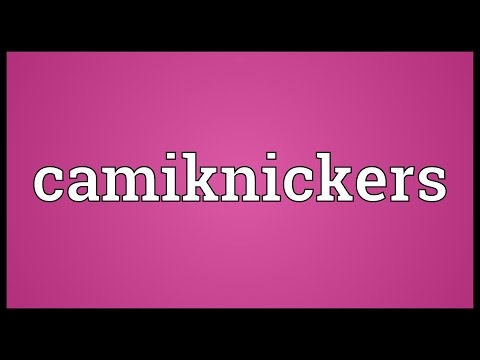 Camiknickers Meaning