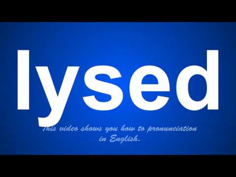 the correct pronunciation of lyssa in English.