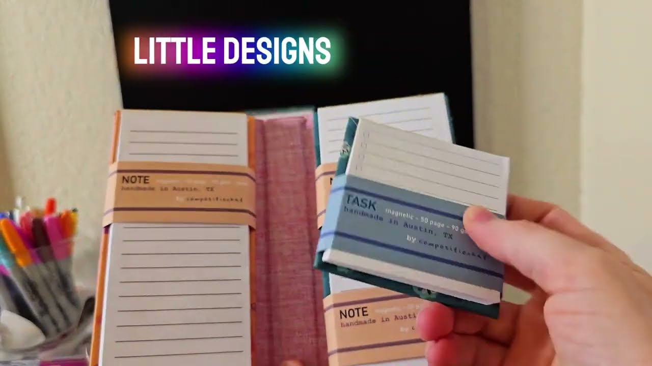 Etsy Magnetic Fridge List with Carrying Case