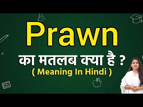 Prawn meaning in hindi | Prawn ka matlab kya hota hai | Word meaning
