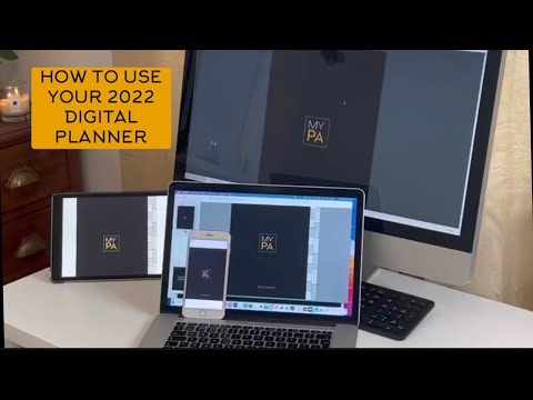 How to use The 2022 MY PA Digital Busines Planner - Digital Planner Guide
