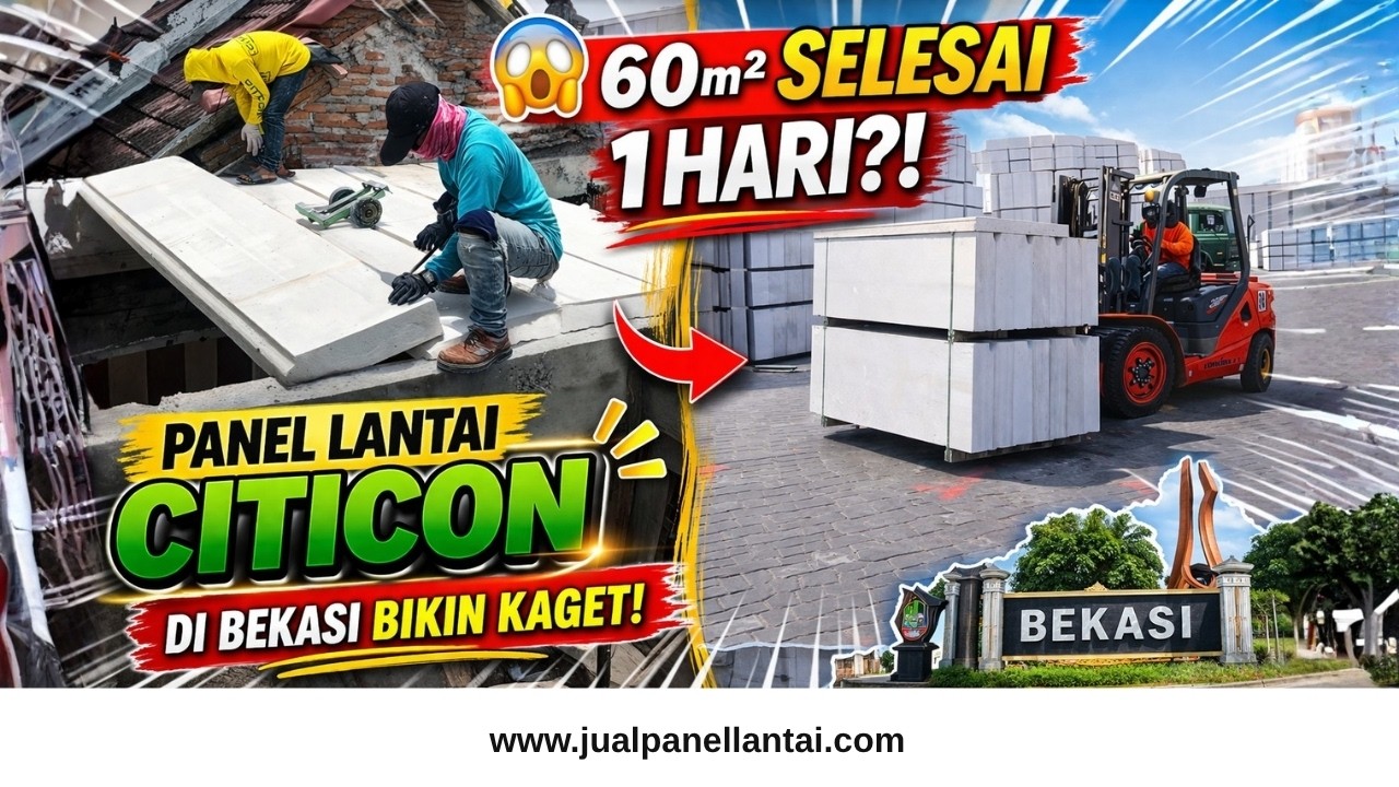 ⚠️Katanya Panel Lantai Nggak Kuat? Lihat Proyek Bekasi Ini!