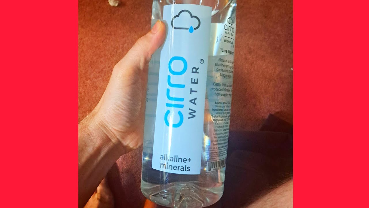 CIRRO ALKALINE + MINERALS WATER REVIEW