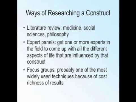 Research: Basic Principles of Testing and Measurement