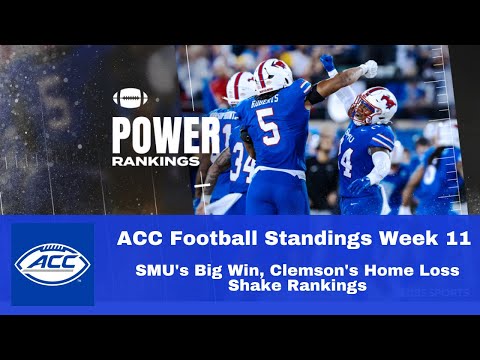 Week 11 College Football Rankings 2024: SMU's Big Win, Clemson's Home Loss Shake Rankings