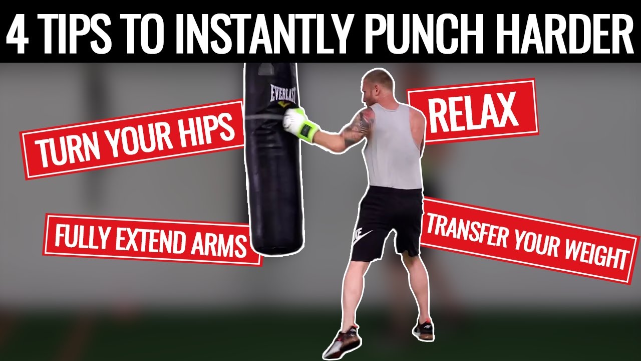 4 Tips to Punch HARDER  | How to Punch Harder