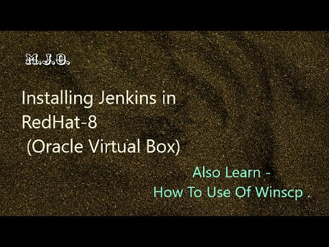 Installing Jenkins in RedHat-8 (Oracle VirtualBox) (Hindi)