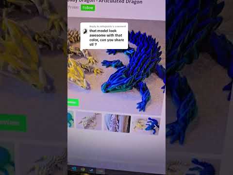 Where to Find Articulated Dragon Prints? 🐉 | #3dprinting #plafilament #makercommunity