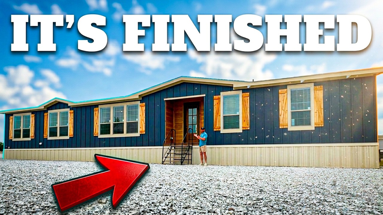THEY CRUSHED IT with this NEW prefab home setup! BIG & INSANE house tour!