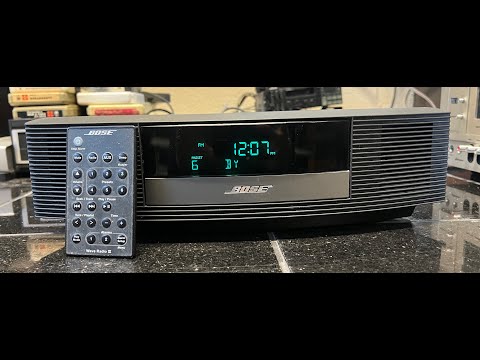 Bose Wave Music System III AM:FM Radio with Remote Graphite; Tested