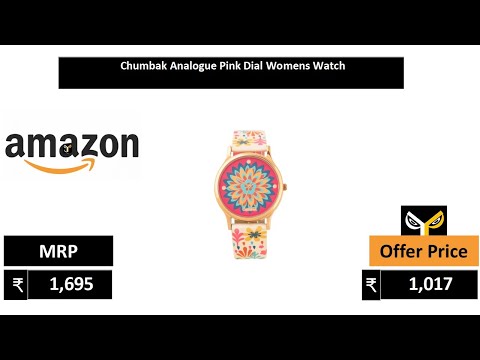 Chumbak Analogue Pink Dial Womens Watch