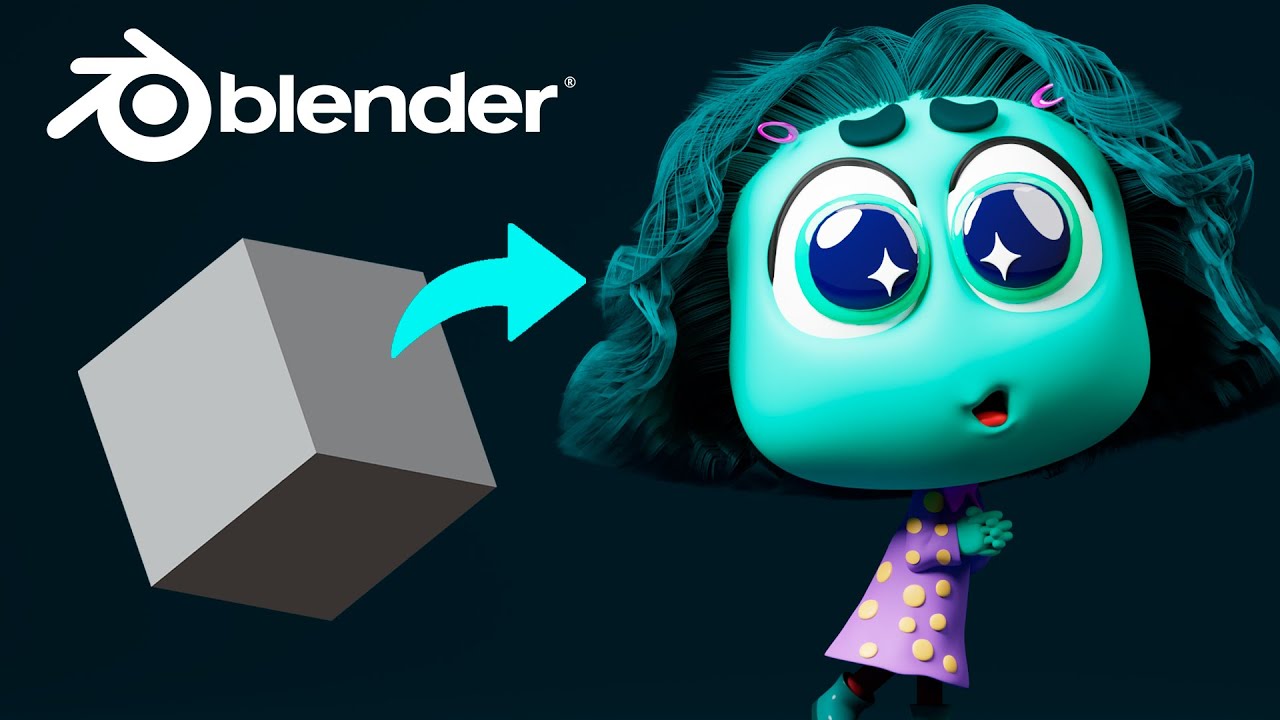 Creating Envy from Inside Out 2 in Blender | Full Character Timelapse