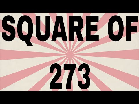 SQUARE OF 273