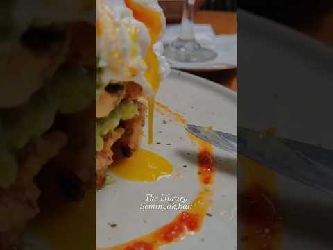 The Library Cafe Seminyak, Bali #shorts