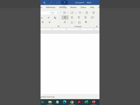 Microsoft 365 Word Quick Access Toolbar #shorts