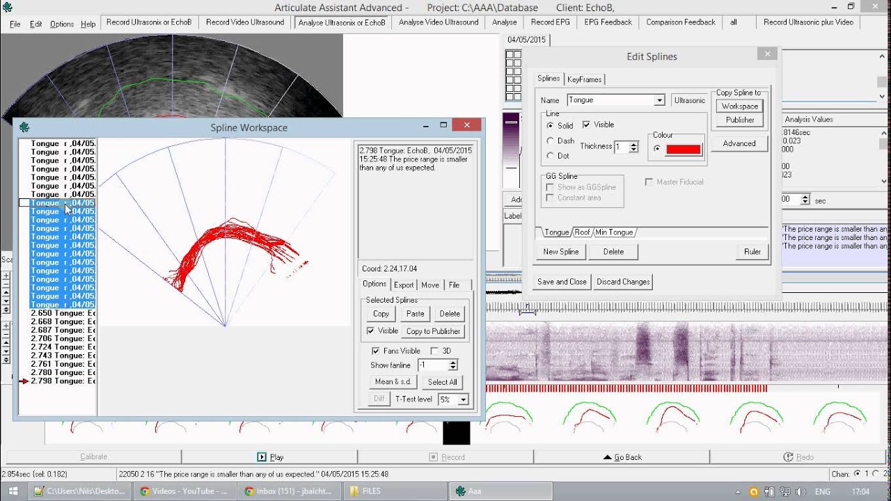 Tutorial 5: The Spline Workspace