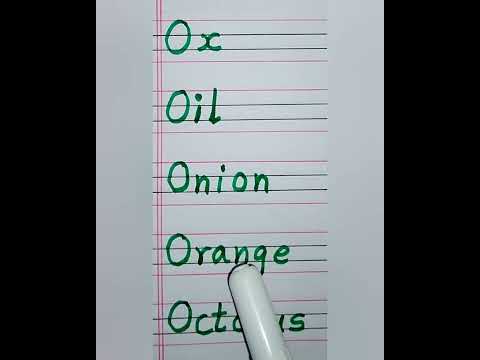 #English #O #letter #words #Reading .