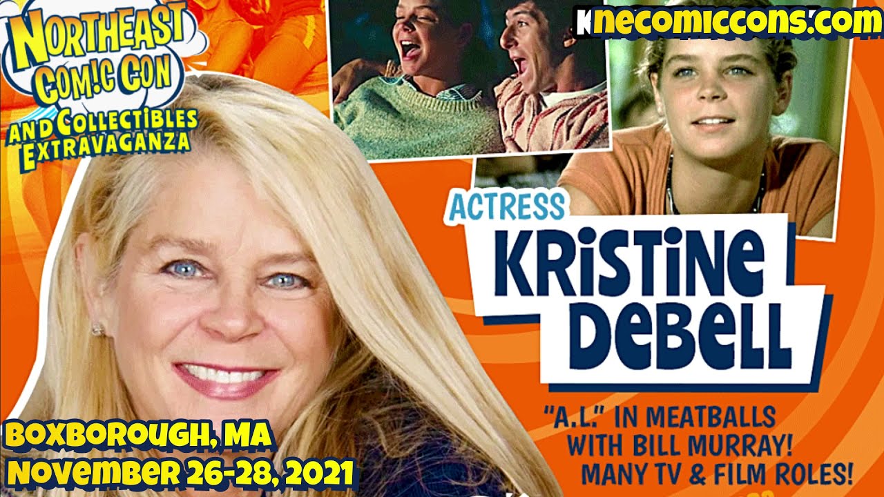 Meet KRISTINE DeBELL this Nov 26-28, 2021 at the NorthEast Comic Con & Collectibles Extravaganza