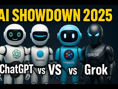 “AI Showdown 2025: ChatGPT vs Gemini vs Perplexity vs Grok”