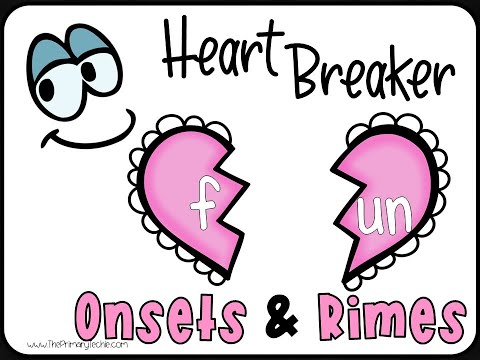 Onset and Rime Heart Breakers CvC - Valentine