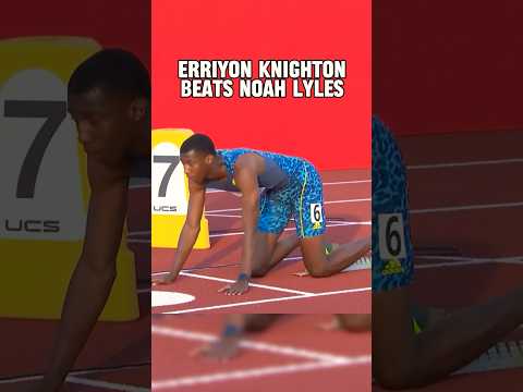Erriyon Knighton BEATS Noah Lyles in 200M!
