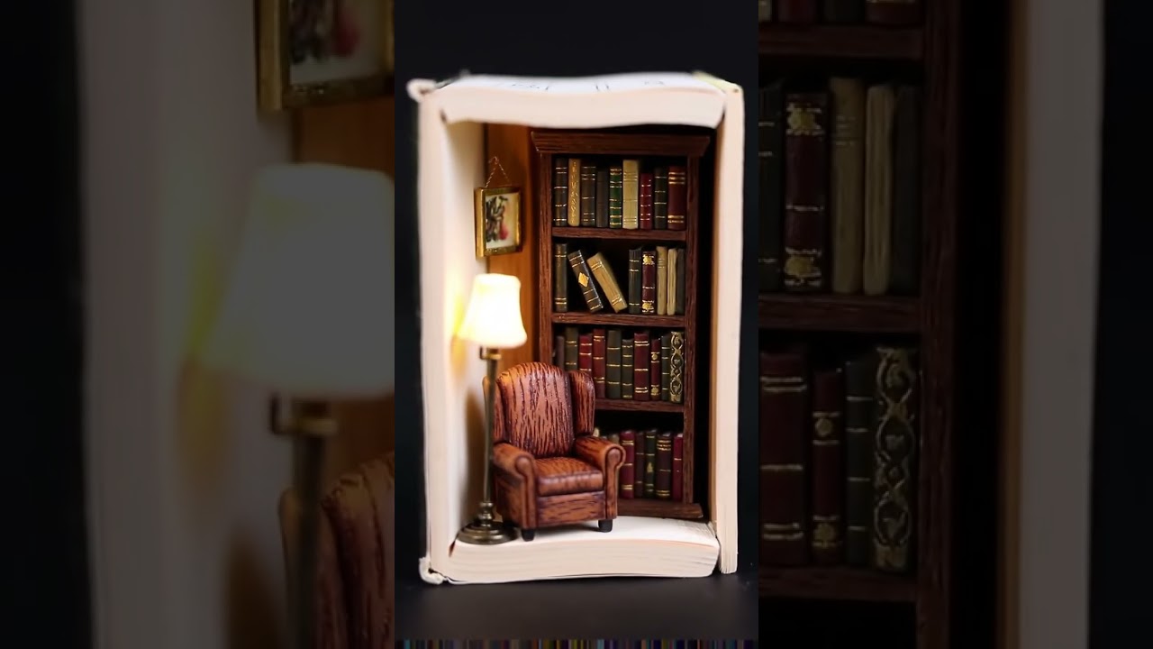 Creating a Tiny World: Miniature Reading Nook DIY