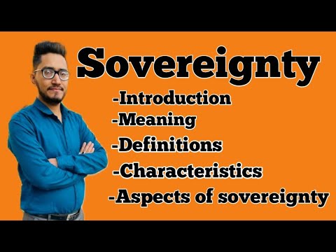 what is sovereignty? what are its characteristics?what are its aspects?#law_with_twins #sovereignty