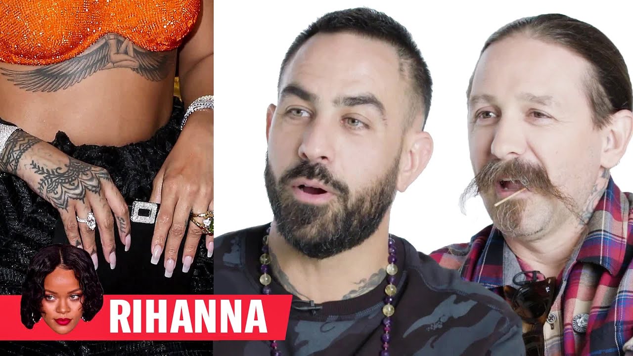 Tattoo Artists Critique Rihanna, Justin Bieber, and More Celebrity Tattoos | GQ