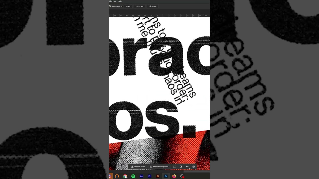 Typography Experiment | Gravity #graphicdesign