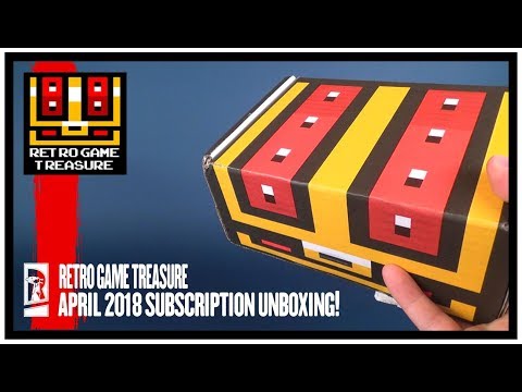 Subscription Spot | Retro Game Treasure April 2018 Subscription UNBOXING!