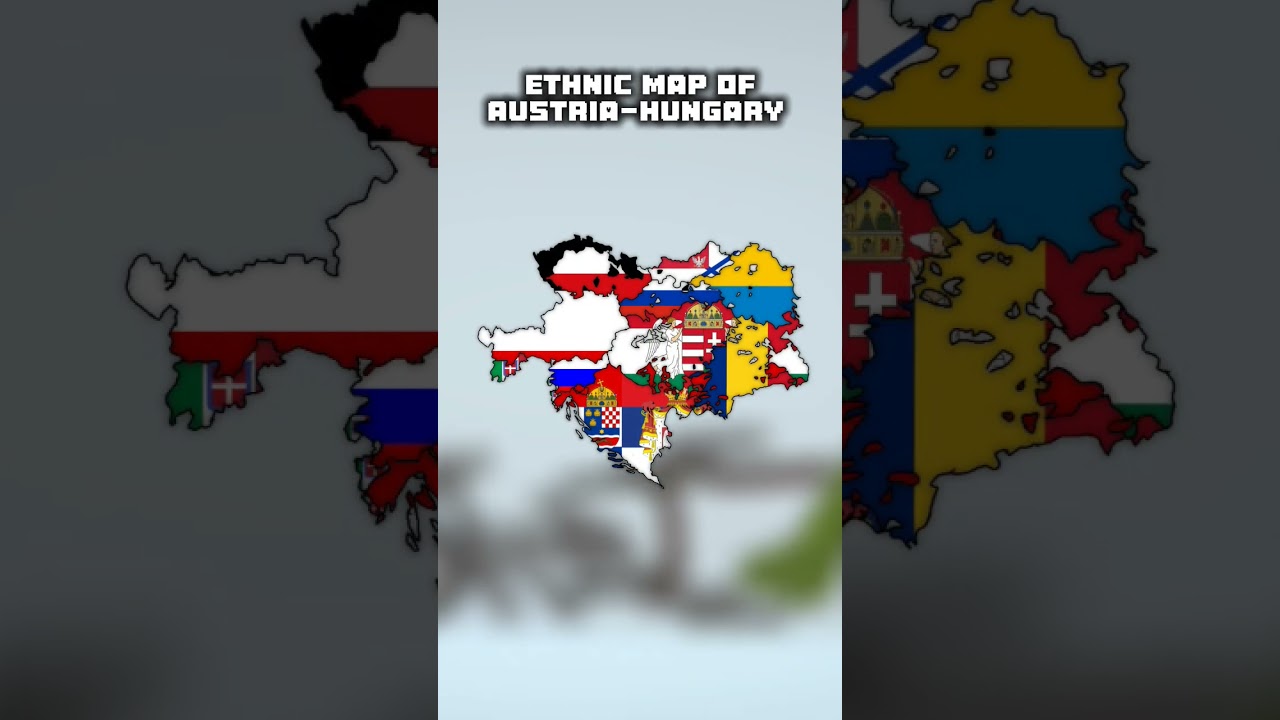 Ethnic Map Of Austria-Hungary #mapping #human #austrian #hungarian