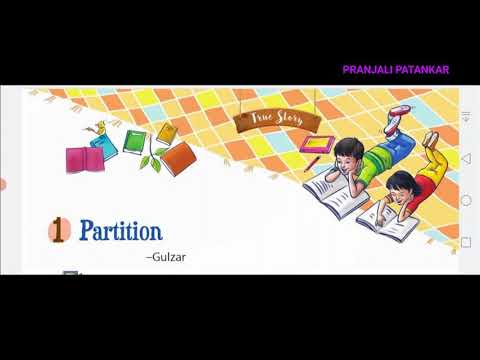 Vocabulary and Grammar: Partition Video Lecture - Class 8 English Alive