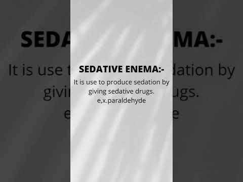 #sedative #enema #cleaning #medical #term #shorts