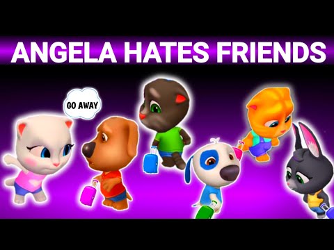ANGELA HATES FRIENDS | AMONG US | MY TALKING TOM FRIENDS ๐ฑ๐ฅถ