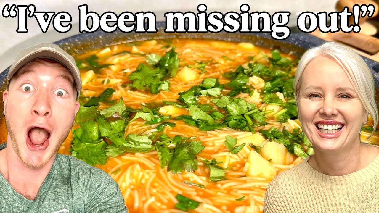 Someone sent momma a traditional Mexican recipe to try! 😳 Sopa de Fideo