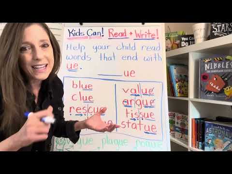 Learn the trick to reading words with ue endings!