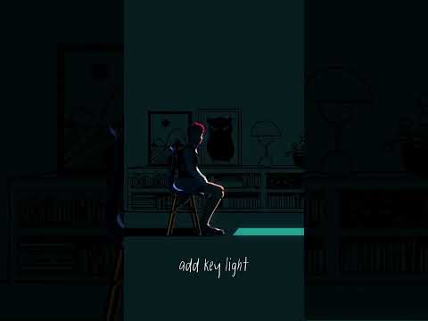 Lighting in AE - Quick tutorial #2danimation #aftereffects #animation