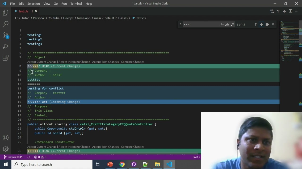 Conflict resolution with the help of GitHub Desktop #Devops