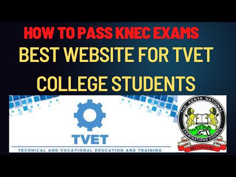 How to download KNEC past papers||Best website for TVET College students. #knec #download #exams