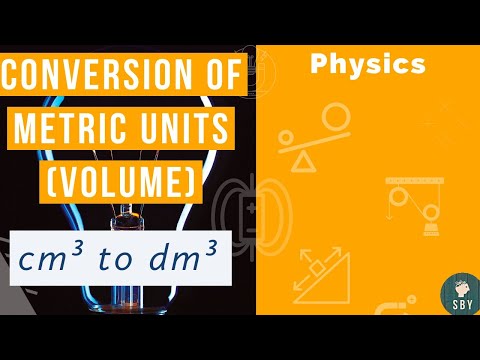 How to convert from dm3 to cm3 under 1 minute