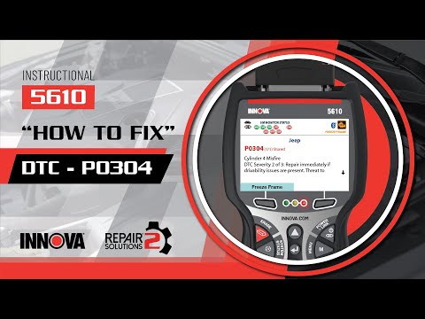 Innova How to Fix P0304 2002 Jeep Wrangler Diagnostic Trouble Code